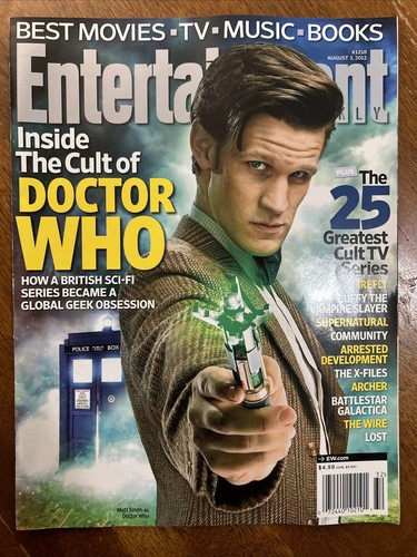 Doctor Who 2012 Entertainment Weekly magazine issue (Matt Smith cover ...