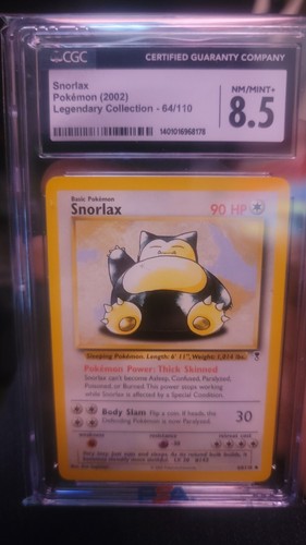 Pokémon TCG Snorlax Legendary Collection 64 MINT 8.5 | eBay