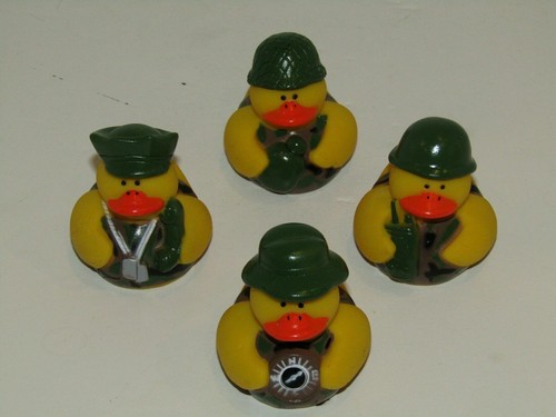 U.S. Army Rubber Ducky Duckies Wholesale Set (4 Different Army Ducks ...