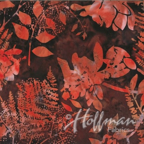 Hoffman Batiks Fabric - Bali Batik - #Q2140-533 Nightshade Floral Mix ...