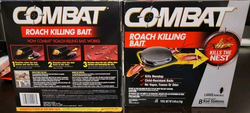Combat Source Kill Large Roach Killing System Child Resistant Disc 8 ...