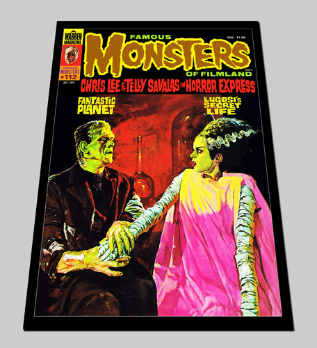 FAMOUS MONSTERS OF FILMLAND #112-Warren Magazine Cover 1974-18” X 24 ...