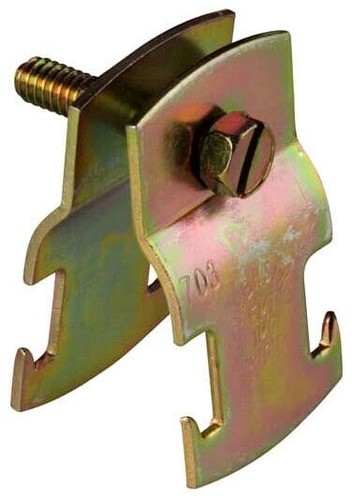 Superstrut 700-1-1/4-STR-HDG, 1-1/4", HDG, Steel, EMT Strut Strap, 1 pc ...