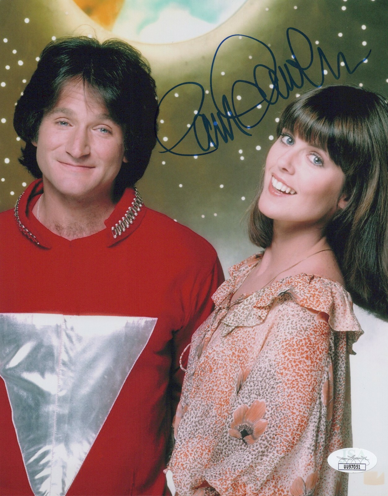 PAM DAWBER SIGNED AUTOGRAPH 8X10 PHOTO MORK & MINDY TV SHOW BECKETT BAS ...