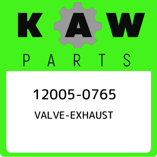 12005-0765 Kawasaki Valve-exhaust 120050765, New Genuine OEM Part | eBay