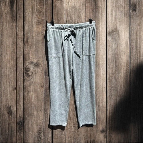 🌻Lucky Brand Gray Straight Leg Lounge Pant with Drawstrings and Pockets ...