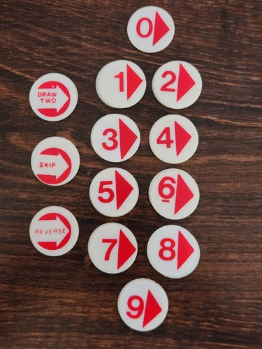 VINTAGE UNO WILD TILES COMPLETE RED TILES SET | eBay