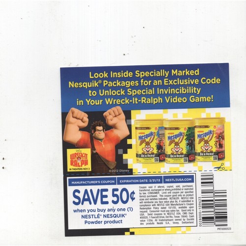 Wreck it Ralph Nintendo DS ADVERT INSERT ONLY Authentic | eBay