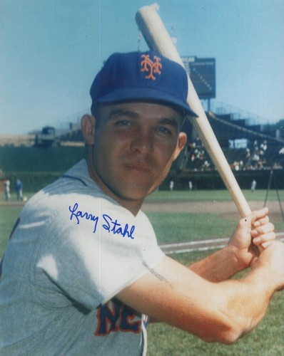 LARRY STAHL NEW YORK METS SIGNED AUTOGRAPHED 8X10 PHOTO W/ COA | eBay