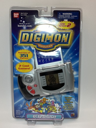 RARE Bandai Digimon Digivice D-terminal Handheld Digital Monsters 1997 ...