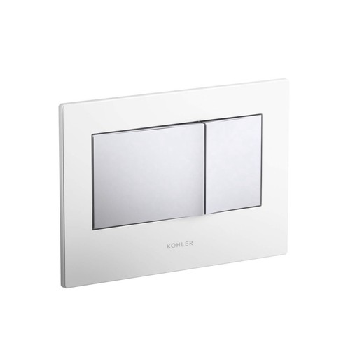 Kohler K-8857-GW1 Bevel Toilet Fitting, Glossy White with Polished ...