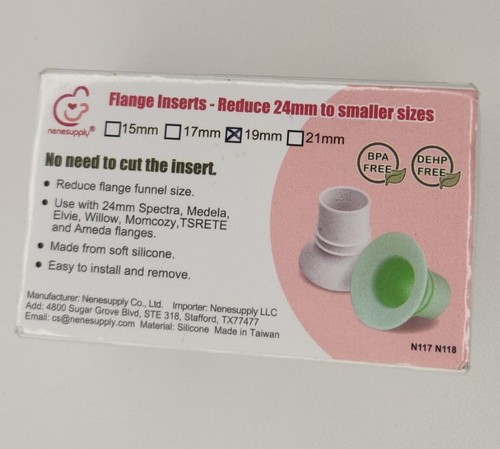Nenesupply Silicone Flange Inserts to Reduce Funnel Size from 24mm to ...