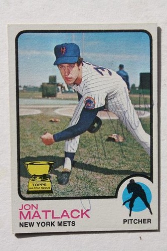 New York Mets star Jon Matlack signed / autographed 1973 Topps baseball ...