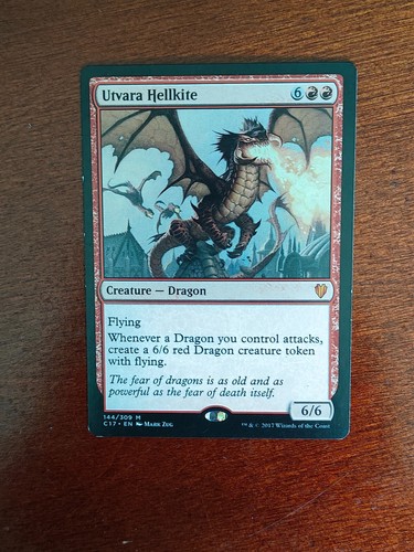 MTG Magic the Gathering Utvara Hellkite (144/332) Commander 2017 LP | eBay