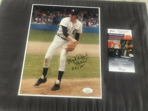 MARK FIDRYCH AUTOGRAPH 8 1/2 X 11 PHOTO DETROIT TIGERS JSA | eBay