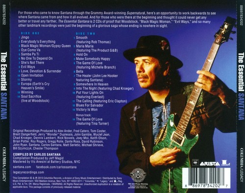 SANTANA ESSENTIAL SANTANA NEW CD 886978342027| eBay