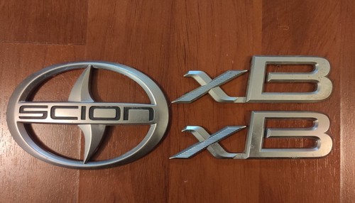 2008-2015 Scion xB Rear Trunk Gate Door Badge Nameplate Emblem Set ...