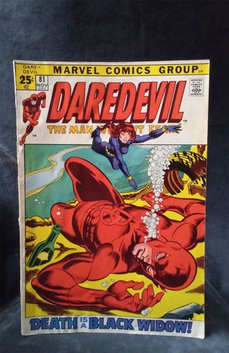 Daredevil #81 1971 Marvel Comics Comic Book b&b | eBay