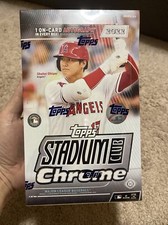2022 Topps Stadium Club Chrome Baseball Checklist, Set Info, Box