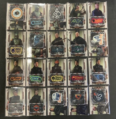 Star Wars The Book Of Boba Fett Commemorative Patch Card Complete Set 1 ...