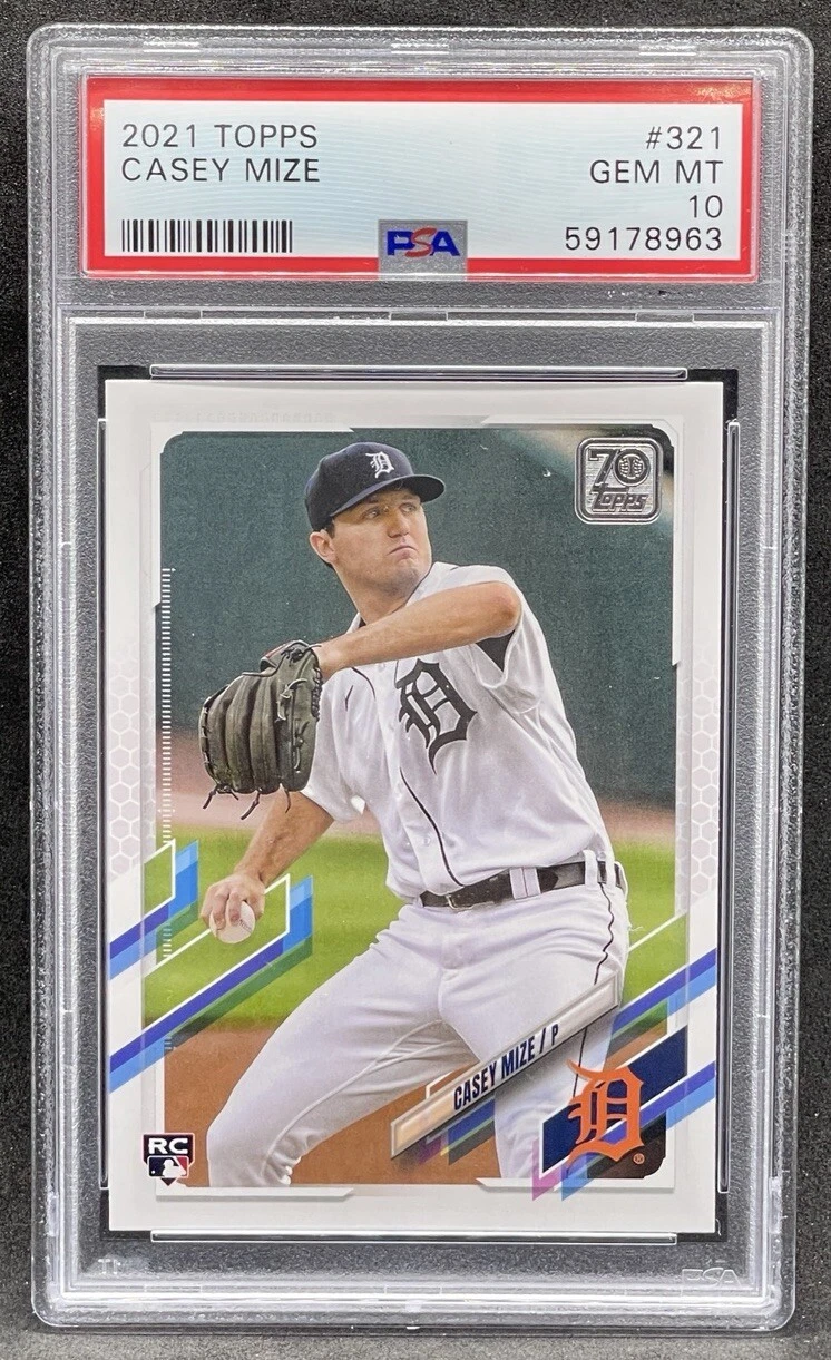 Casey Mize 2021 Topps #321 Base Price Guide - Sports Card Investor