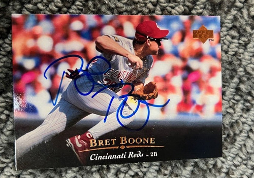 Bret Boone signed autographed 1995 Upper Deck Baseball Card #165 ...