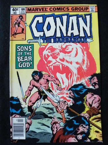 Conan the Barbarian # 109 (Marvel April 1980) "Sons of the Bear God" 8. ...