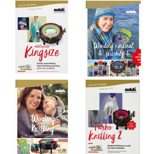 Pattern Books for Addi King Size Express Knitting Machines | eBay
