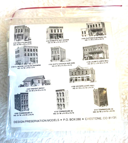 NEW - VTG DPM TOWNHOUSE KIt #109 HO Scale 1:87 Model Building Kit TRAIN ...