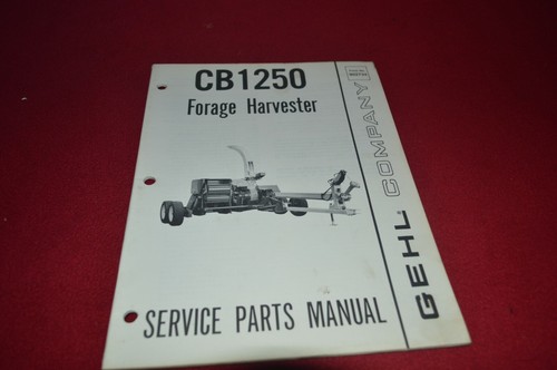 Gehl 1250 Forage Harvester Dealers Parts Book CDIL | eBay