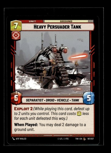 HEAVY PERSUADER TANK Twilight of the Republic #167 TWI(NM+)(SWU) | eBay