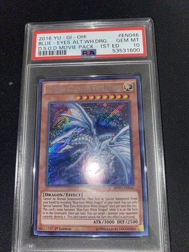 Blue eyes Alternative white dragon psa 10 DSOD movie pack 2016 1st ed ...