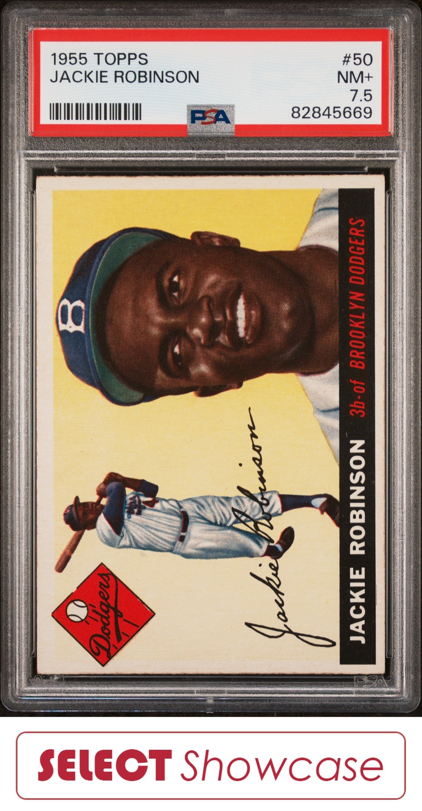 Jackie Robinson 1955 Topps #50 Base Price Guide - Sports Card Investor