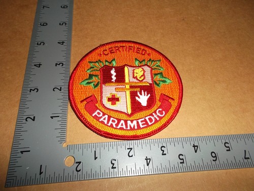 Certified Paramedic Fire EMS Patch~Michigan~MI~Brand New~EMT~Emergency ...