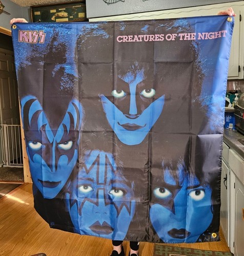 Kiss flag 4'x4' superfast shipping | eBay
