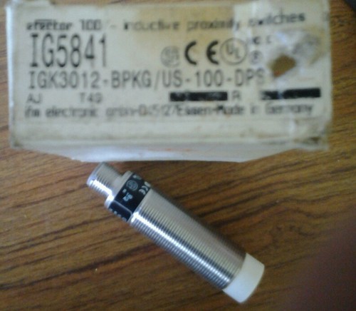 Efector IG5841 PROXIMITY SWITCH INDUCTIVE IGK3012-BPKG/US-100-DPS | eBay