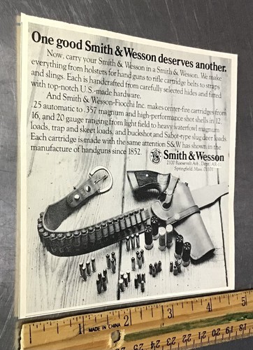 1970’s Print Ad Smith & Wesson Revolver Ad#5117 | eBay