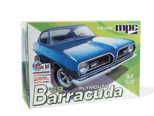 MPC 994 1/25 1969 Plymouth Barracuda Skill Level 2 Model Kit | eBay
