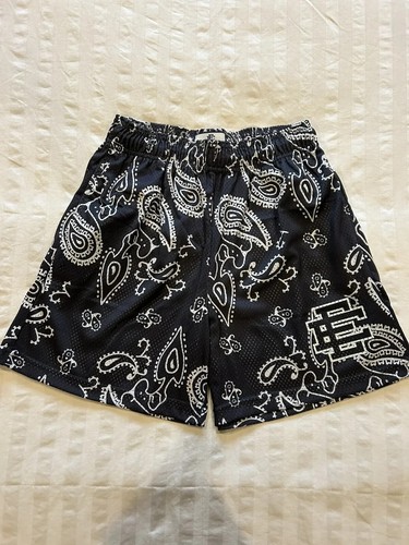 Eric Emanuel Shorts Black Bandana M-3XL SIZING IN DESCRIPTION | eBay