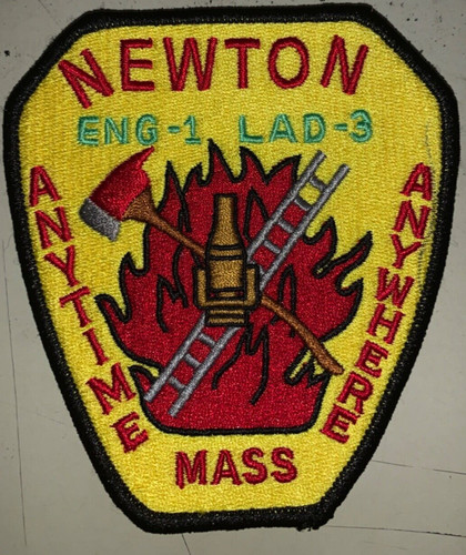 Newton Fire Dept Engine-1 Ladder-3 Patch Boston FDNY MA NH CT RI ME | eBay