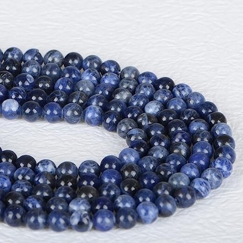 AAA Natural 6 mm Sodalite Stone Gemstone Round Loose Stone Beads 1 ...