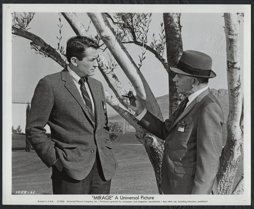 Mirage ’65 GREGORY PECK WALTER ABEL TREE VERY RARE | eBay