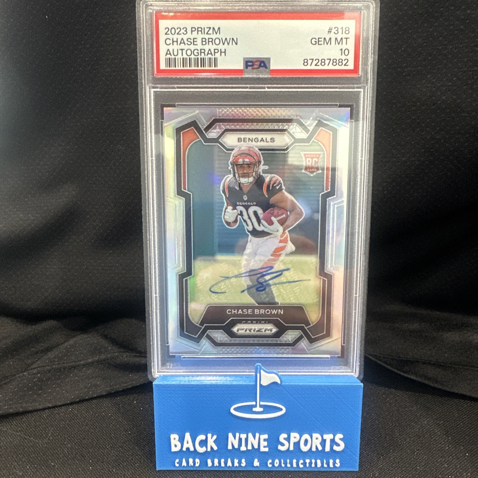 Chase Brown 2023 Prizm #318 Rookie Autographs - Silver Price Guide ...