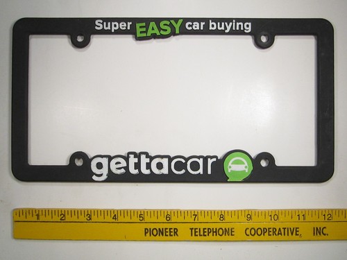 PLASTIC License Plate DEALER Car Tag Frame GETTACAR ONLINE 10Z7 | eBay