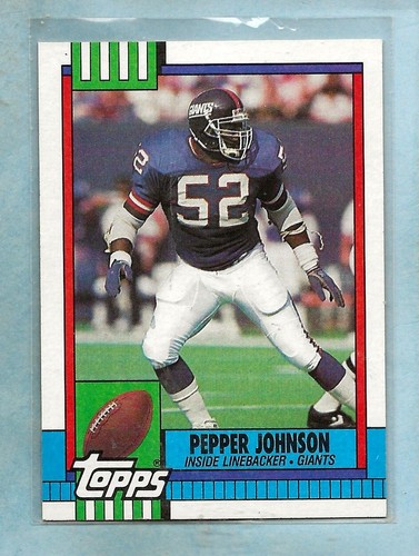 PEPPER JOHNSON - 1991 Topps - #54 - Giants - Comb. Shipping | eBay