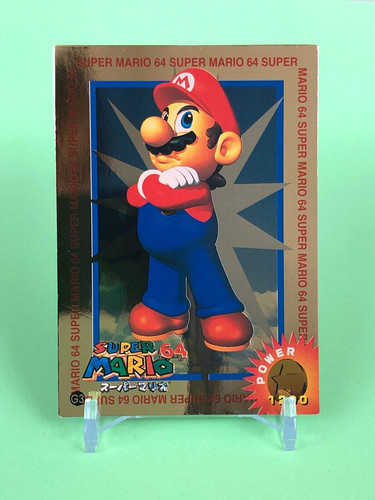 Mario Super mario 64 Amada card Nintendo Japanese #G3 From Japan | eBay