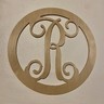 Wooden Circle Monogram Alphabet Letters, Decorative Letter D 11.5” | eBay