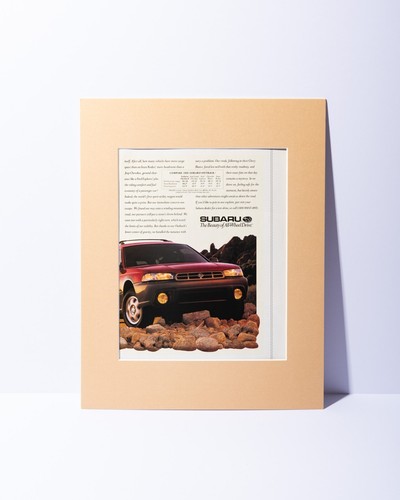 1995 Subaru Outback Vintage Print Ad Matted | eBay