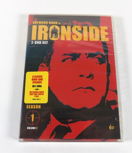 DVD Raymond Burr Ironside Season 1 Volume 1 Brand new Sealed 2 DVD Set ...