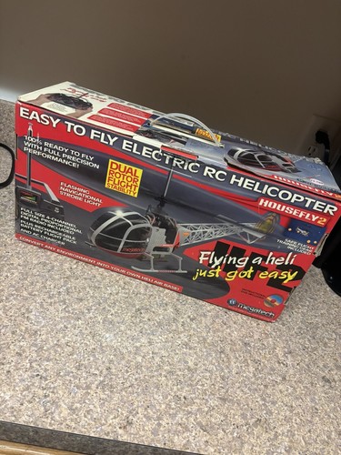 VINTAGE Rc Megatech Helicopter Original Box Tested Works Nitro Electric ...